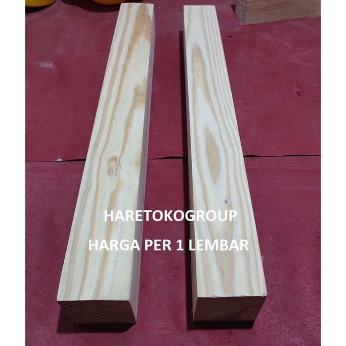 Jual BALOK KAYU, BALOK JATI BELANDA 70X8X8CM SUDAH DIAMPLAS HALUS ...