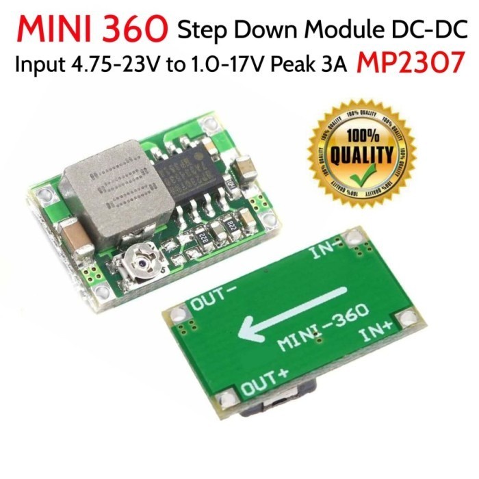 Jual Mini 360 DC DC Step Down Buck Converter mini 360 DC-DC converter ...