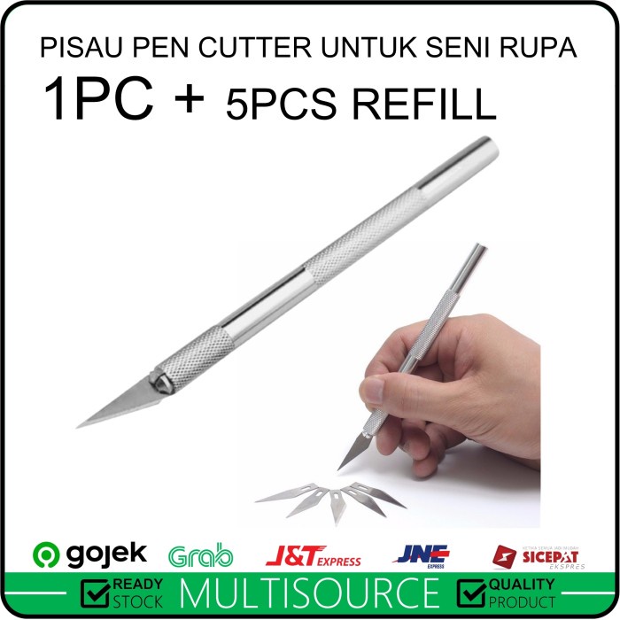 Jual Art Pisau Ukir Pen Cutter Kertas Sticker Seni Rupa Cutting Pen Art ...
