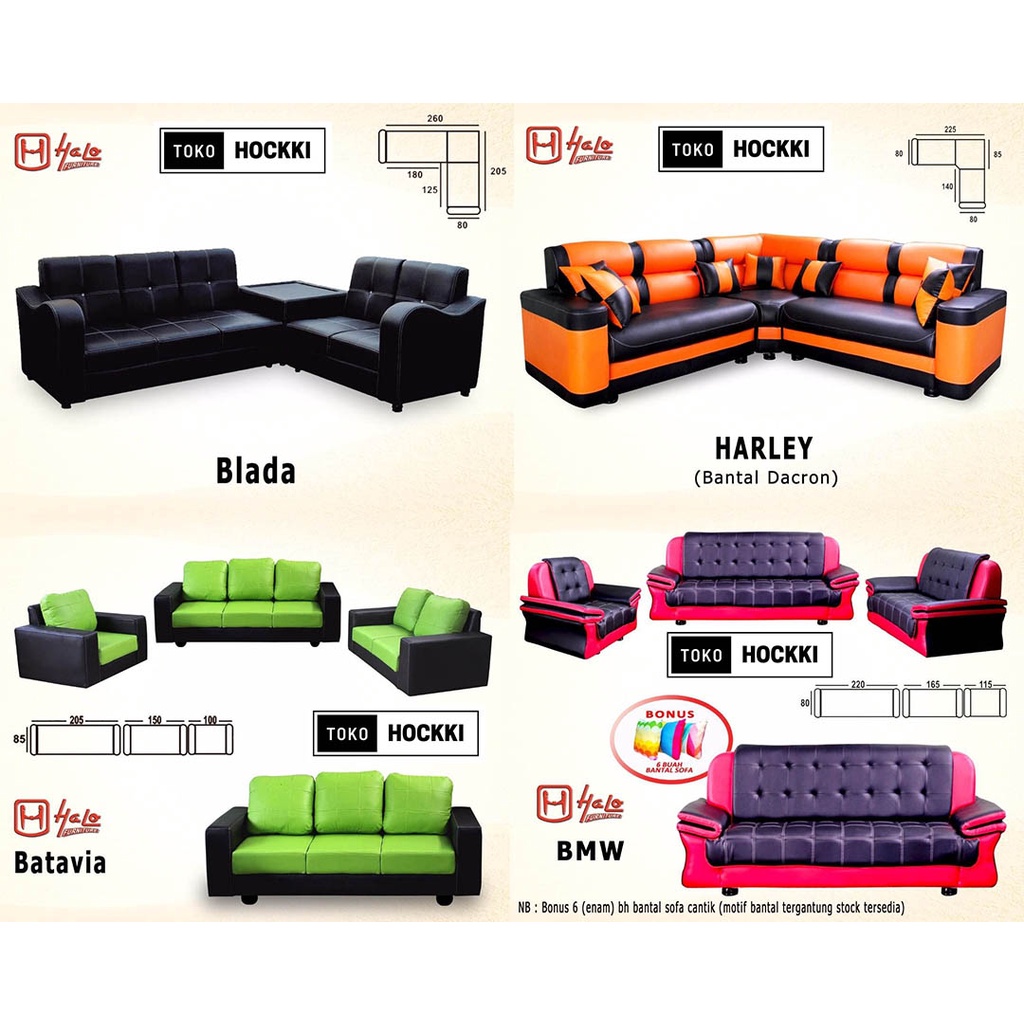 Jual Sofa Murah Kualitas Bagus | HALO SOFA | Shopee Indonesia