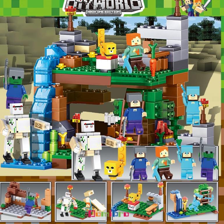 Jual (V-N1N( ) Edukasi Mainan Block MY WORLD Mainan Anak Brick Mainan ...