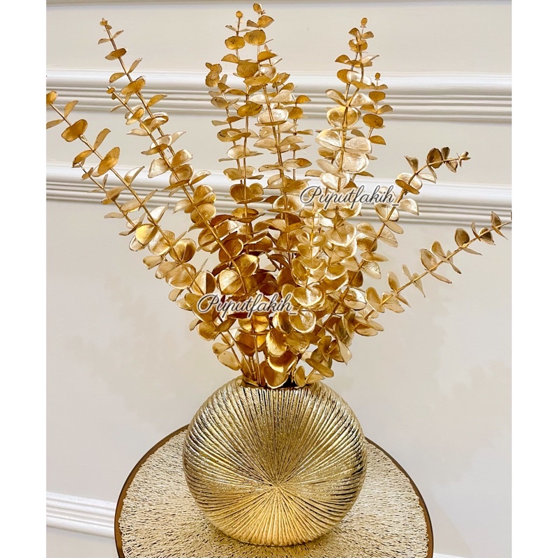 Jual Vas gold informa Vas Untuk meja / Vasgold emas dekorasi Meja ...