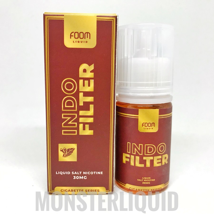 Jual SALT INDO FILTER CIGARETTE SERIES BY FOOM LAB 30MG 30ML | Shopee ...