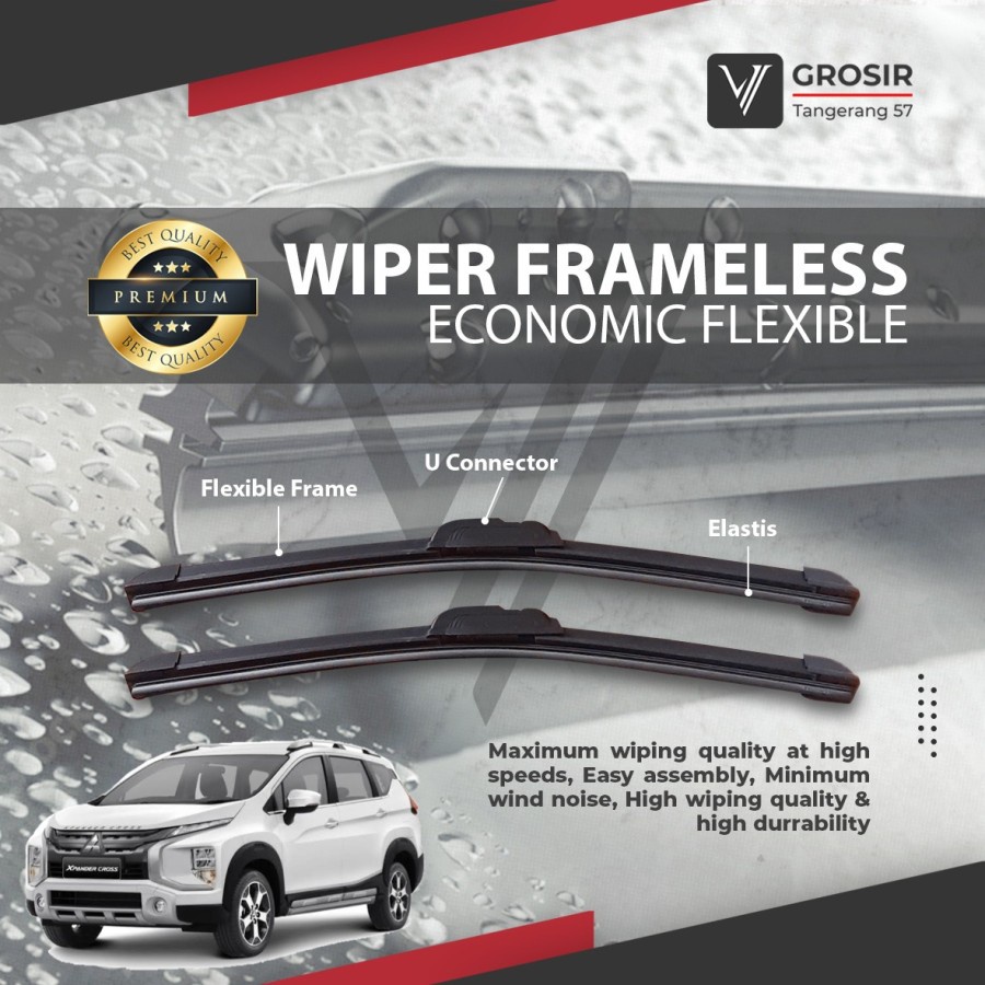 Jual WIPER XPANDER CROSS FRAMELESS 2 PCS | Shopee Indonesia