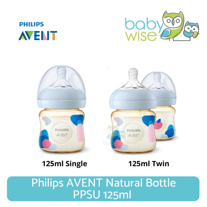 Jual Philips AVENT Natural Bottle PPSU 125ml - Botol Susu Anak Bayi ...