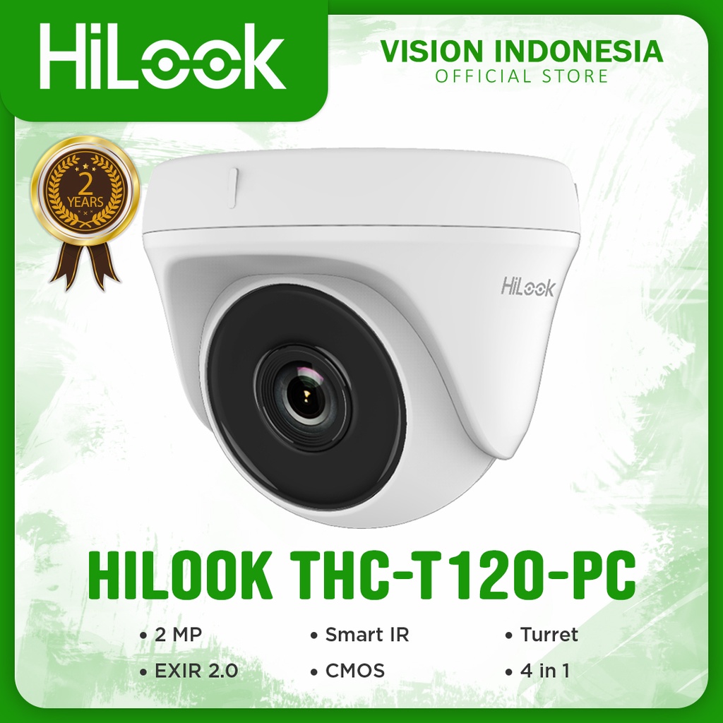 Jual CAMERA CCTV HILOOK 1080P by Hikvision product THC-T120-PC | Shopee ...