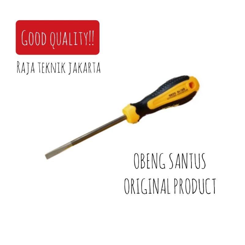 Jual Obeng Santus (-) Minus 4x100 ORIGINAL | Shopee Indonesia