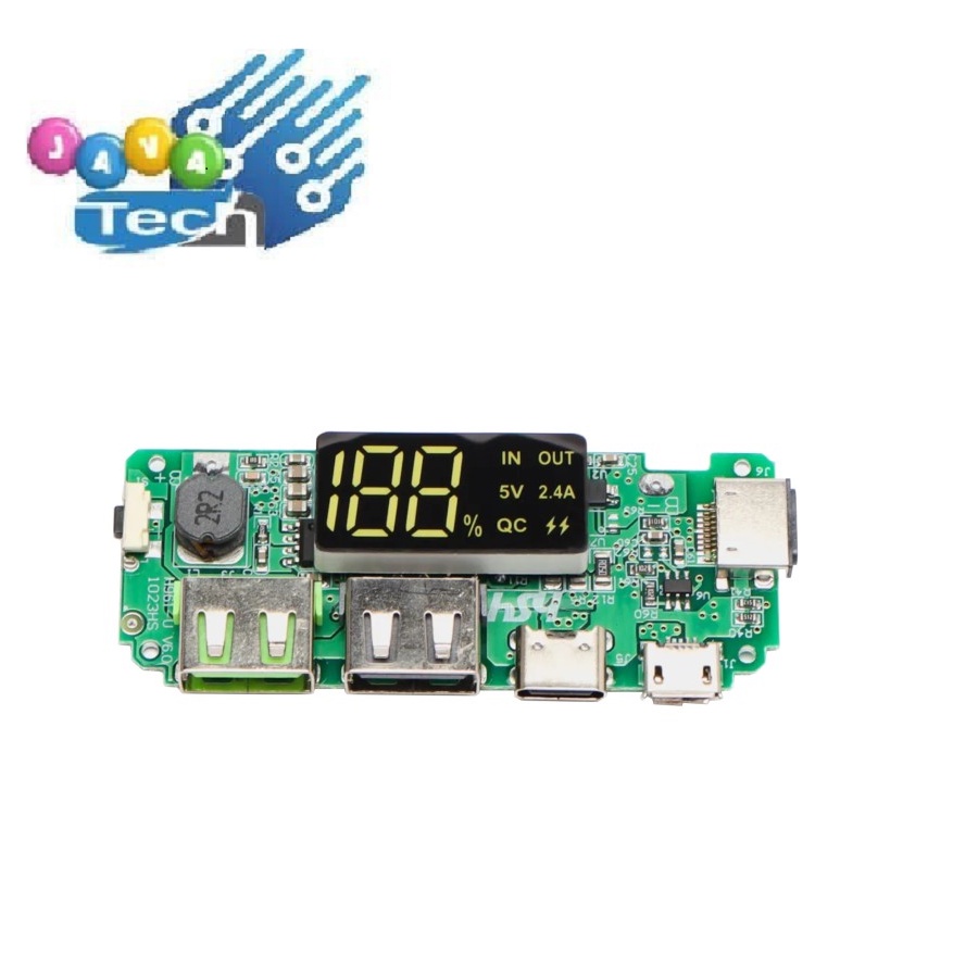 Jual Modul Powerbank H961-U Display Dual Output 5V 2.4A Quick Charge ...