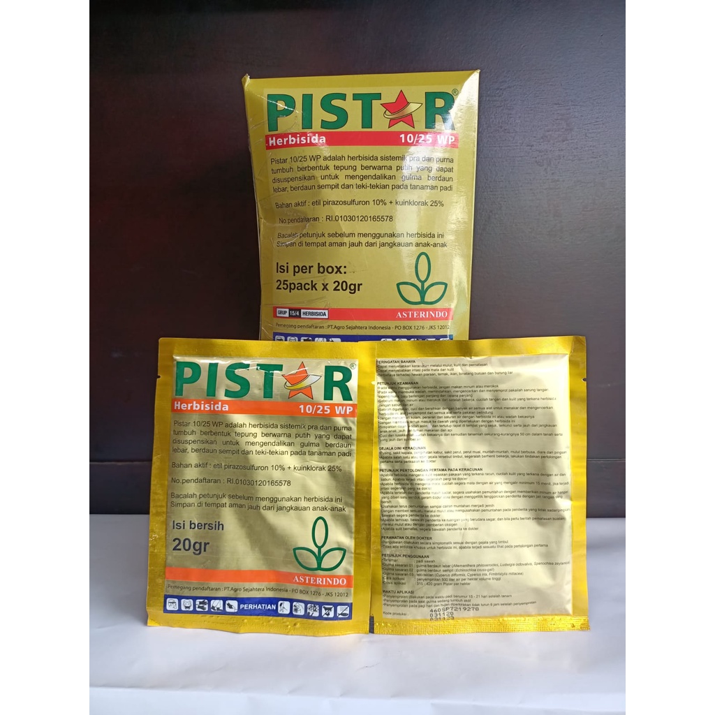 Jual HERBISIDA PISTAR 20GR | Shopee Indonesia