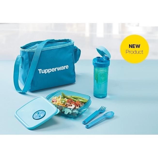 Jual Tupperware classy glam lunch box set / tas tempat bekal makan ...