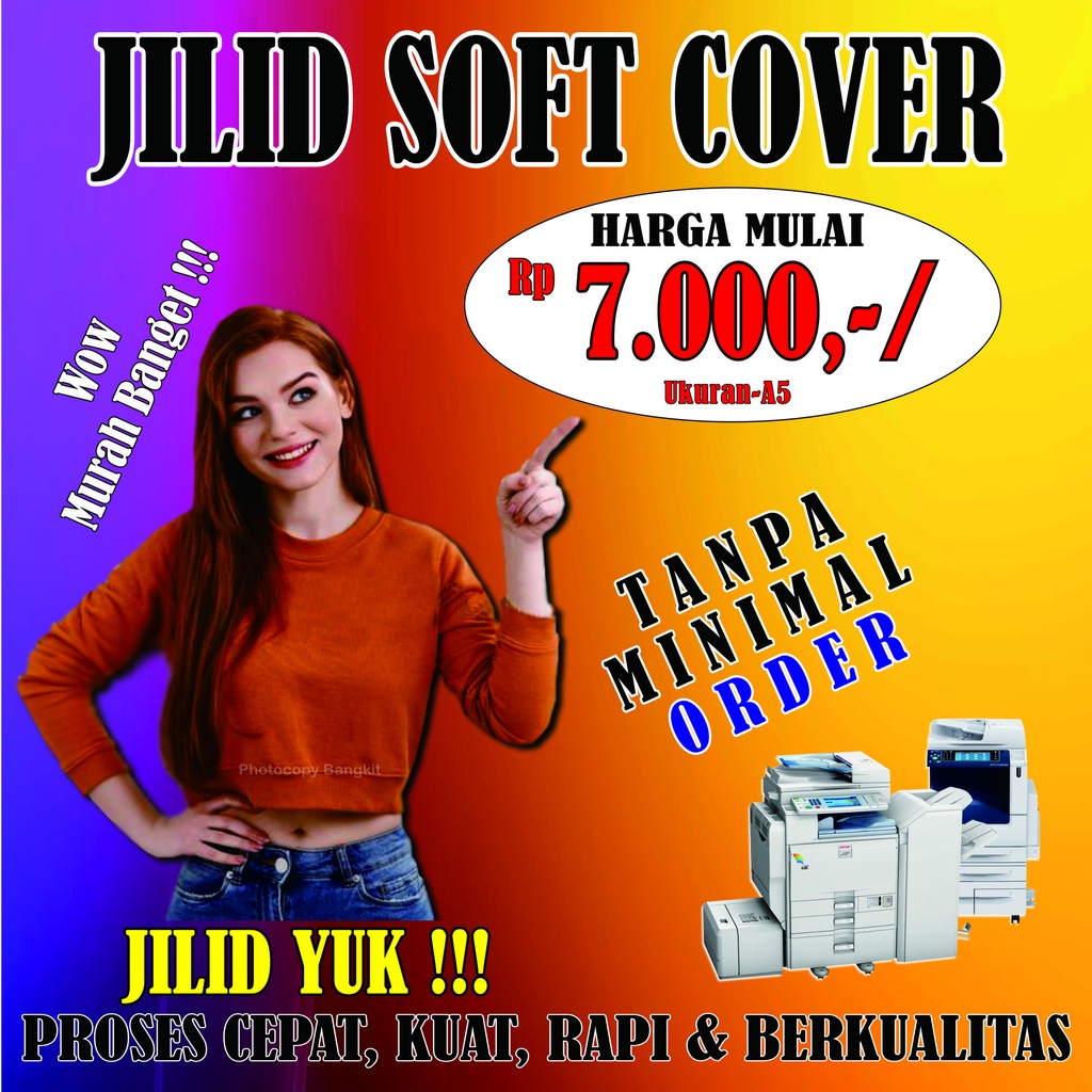 Jual JILID / HARD COVER, SOFT COVER, JASA PRINT CETAK DOKUMEN, BUKU ...