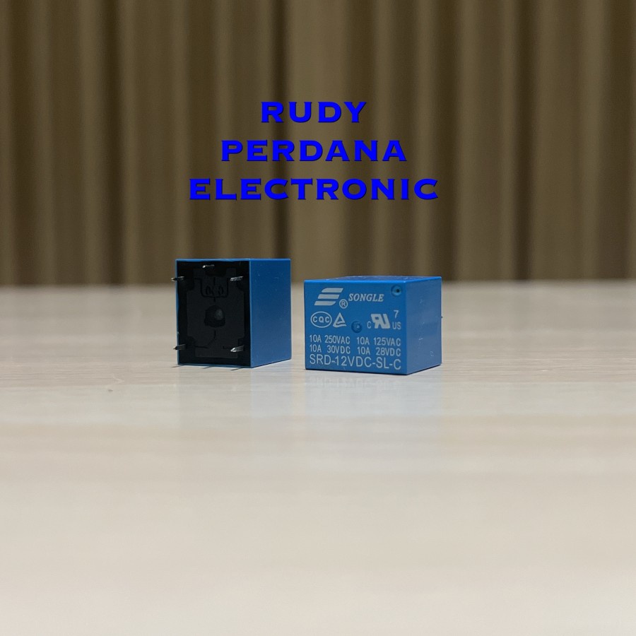 Jual RELAY 5 PIN 5P KAKI 12V 12 VOLT 10 AMPERE 10A SONGLE SRD-12VDC-SL ...