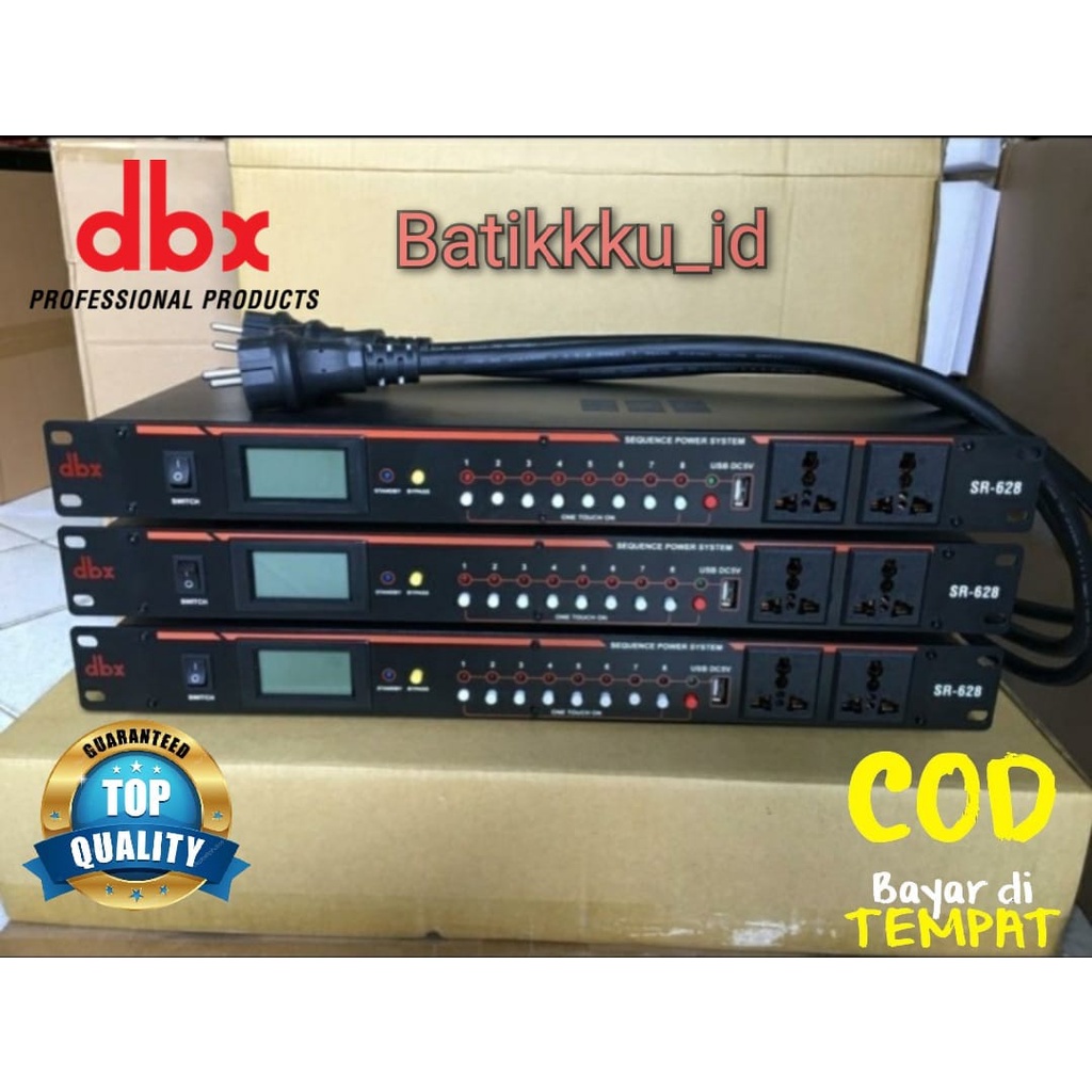Jual Power Sequencer DBX SR 628 SR628 POWER CONTROLLER DISTRIBUTOR 10 CH | Shopee Indonesia