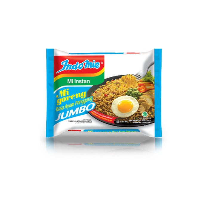 Jual Indomie Goreng Rasa Ayam Panggang (Jumbo) / Mie Instan 127 Gr ...