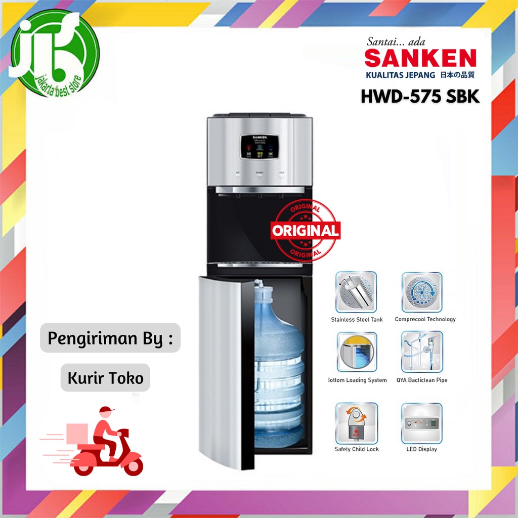 Jual Sanken Dispenser Galon Bawah HWD-C575S-BK | Shopee Indonesia