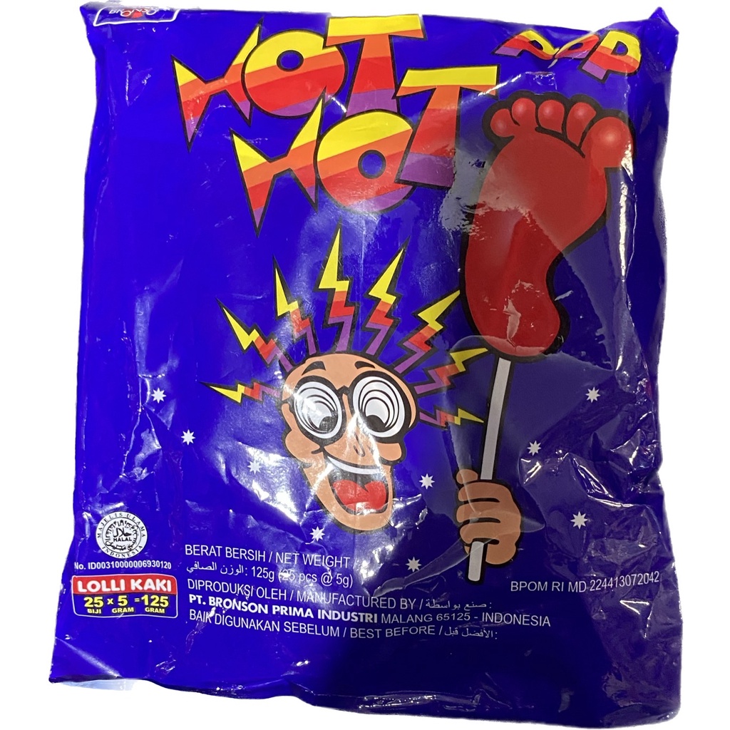 Jual PERMEN LOLI JADUL KAKI HOT HOT DAN PENDEKAR BIRU SAK ISI 25 TOPLES ISI 100 | Shopee Indonesia