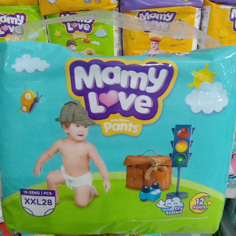 Jual mamy love baby pants size XXL 28 (15 kg -25 kg) | Shopee Indonesia