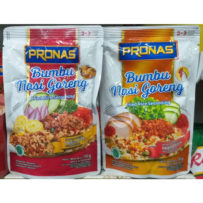 Jual KZ - pronas bumbu nasi goreng 110g sapi & ayam | Shopee Indonesia
