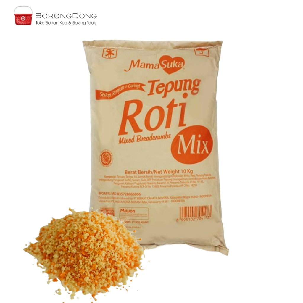 Jual Mamasuka Tepung Panir Mix 250 - 1 Kg (Repack) / Tepung Roti ...