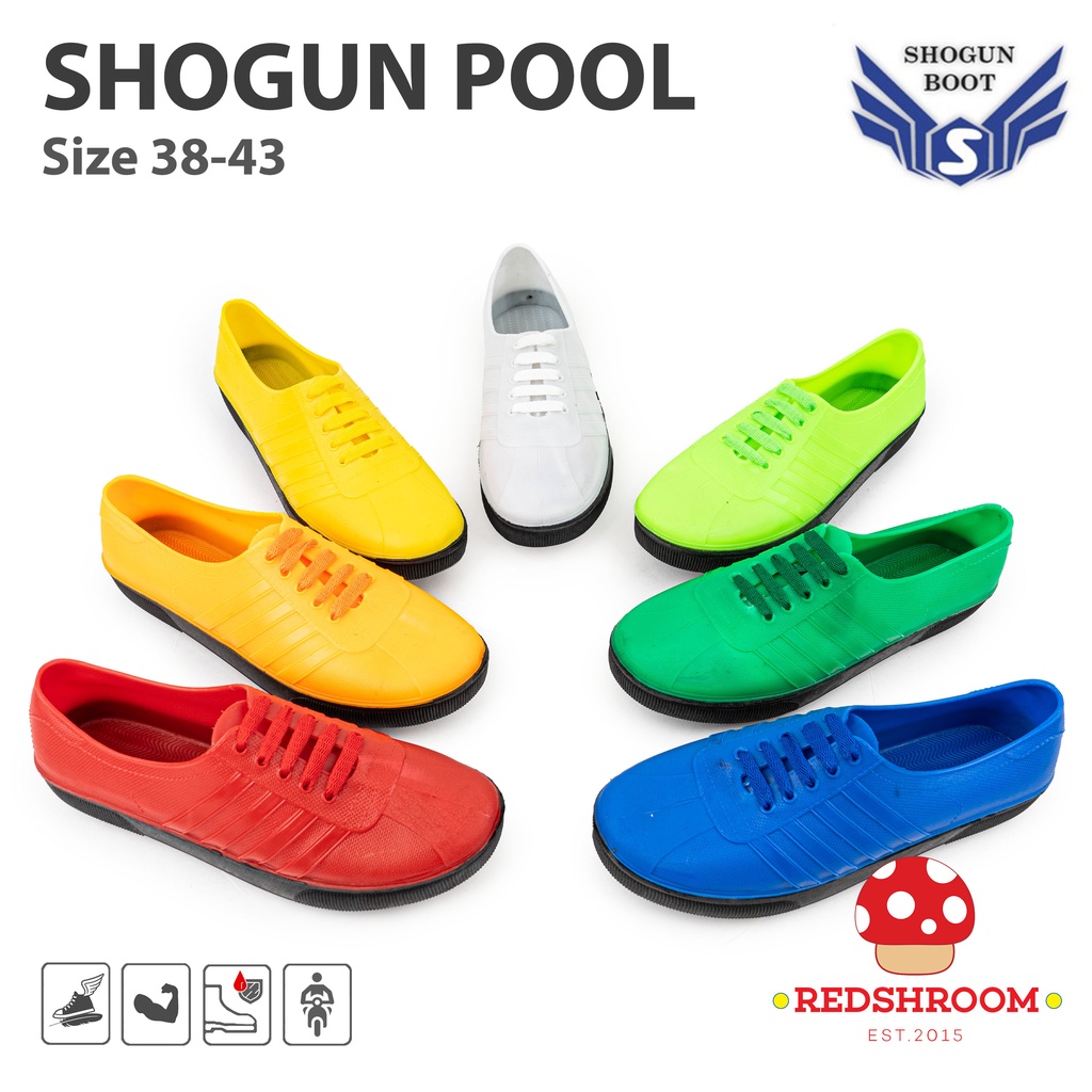 Jual Sepatu Bola SHOGUN POOL Merah Biru Putih Hijau Muda Orange Kuning ...