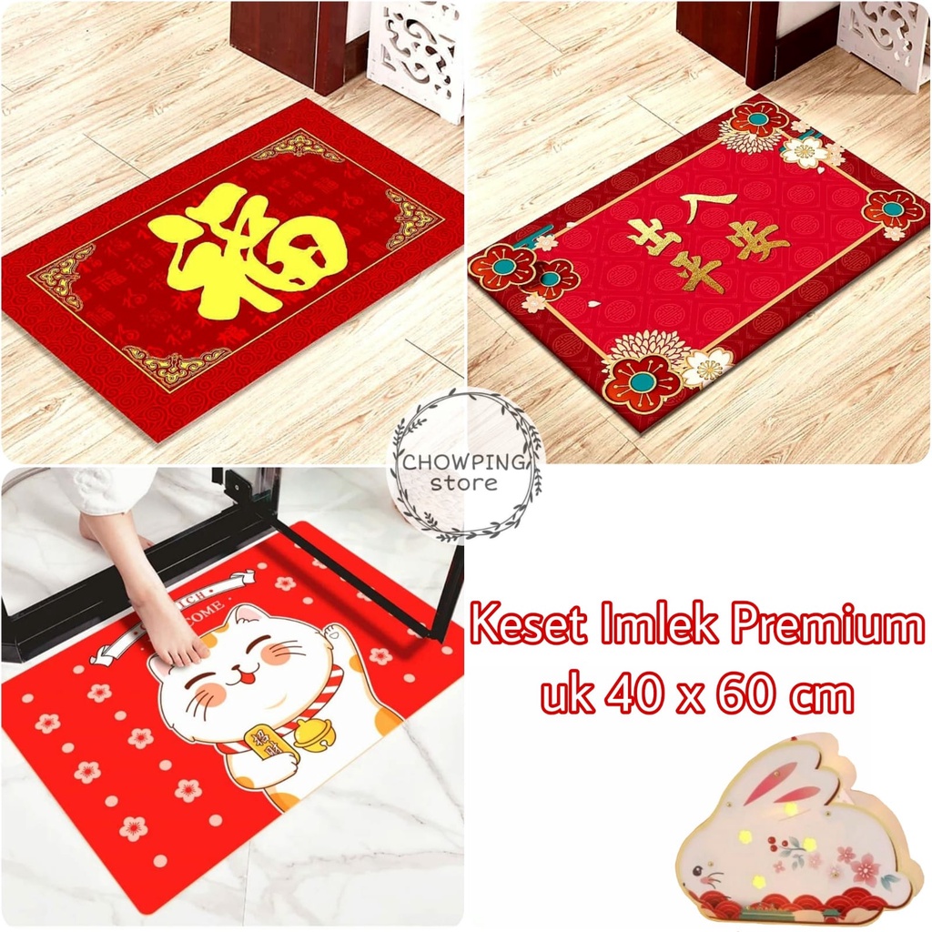 Jual Keset Alas Kaki Lap Lantai Anti Slip Imlek Sincia Fuk Kucing ...