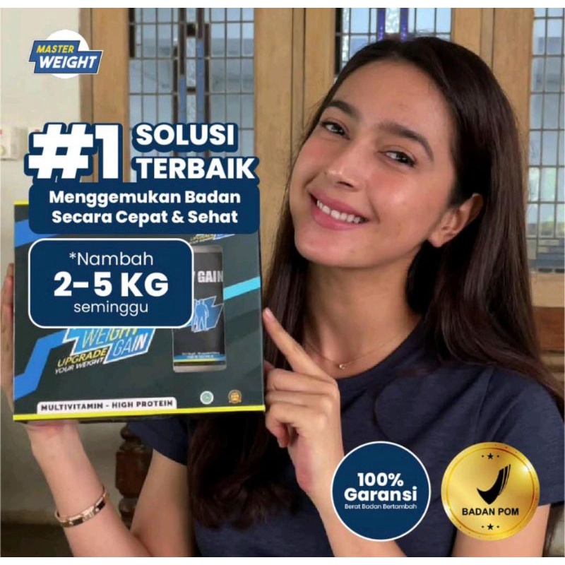 Jual Master Weight Gain - Penggemuk Badan (TERBUKTI AMPUH!!!!) | Shopee ...