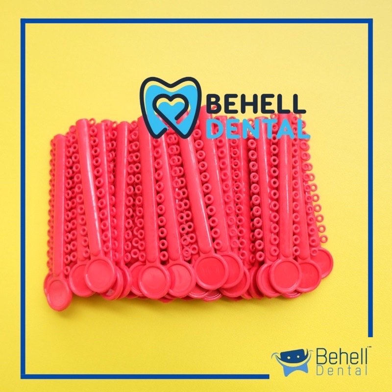 Jual 5Pics Karet Behel Gigi Motif Power O Ring Bulat PREMIUM TEBAL ...
