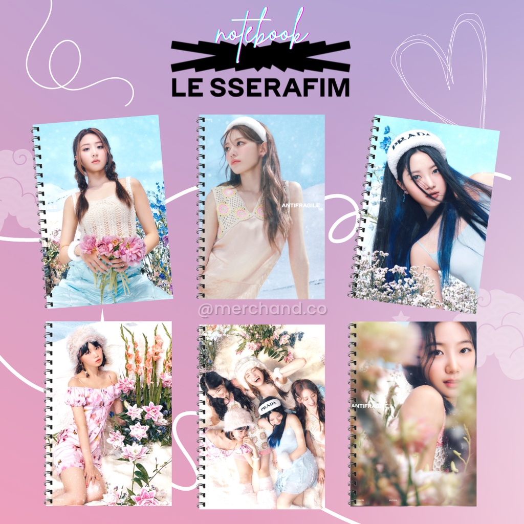 Jual NOTEBOOK A5 DAN A6 / LE SSERAFIM / NOTEBOOK LE SSERAFIM / FROZEN ...