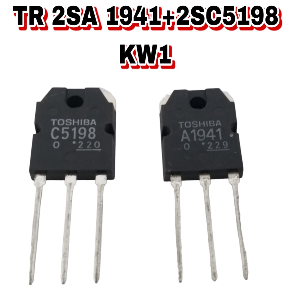Jual TRANSISTOR 2SA 1941 + 2SC 5198 | Shopee Indonesia