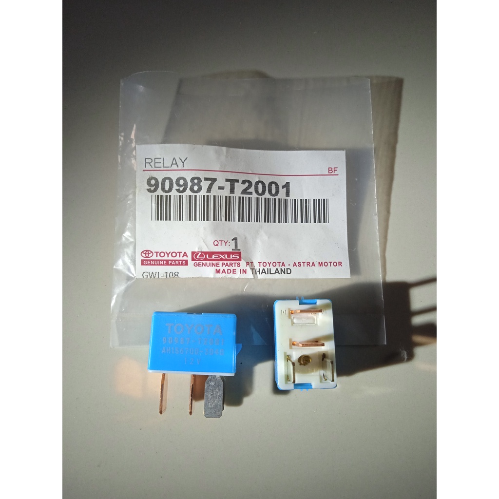 Jual Relay 12V kaki 4 Toyota Denso 90987-T2001 Made In Japan | Shopee ...