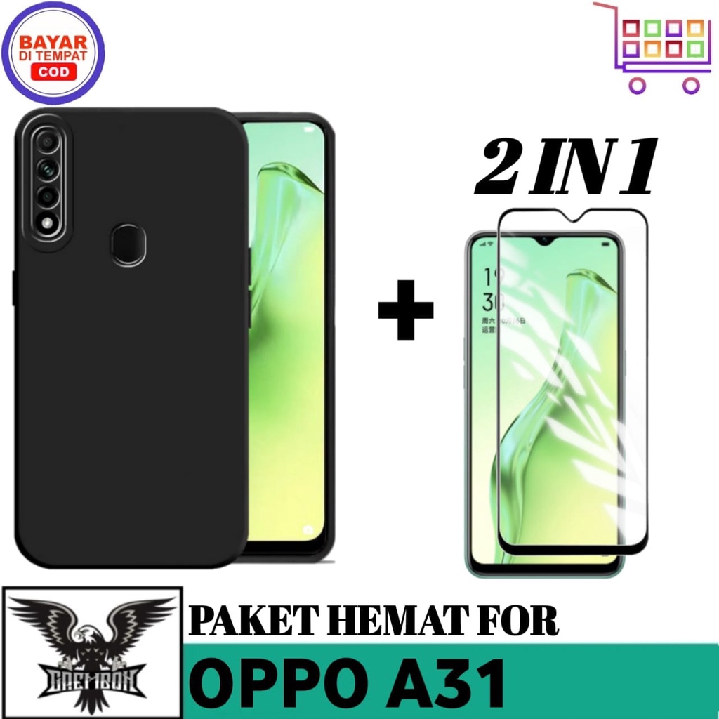 Jual PAKET 2IN1 SOFT CASE OPPO A31 FREE TG ANTI GORES LAYAR PREMIUM ...
