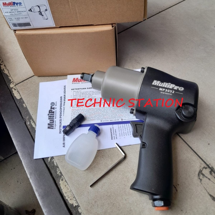 Jual MULTIPRO Heavy Duty Twin Hammer Air Impact Wrench 1/2" dr 550 NM | Shopee Indonesia