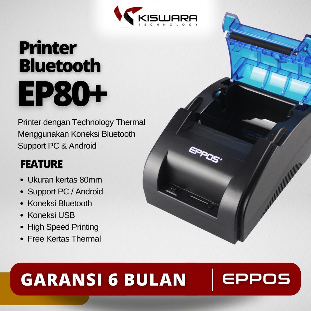 Jual Printer Thermal EPPOS PLUS 80mm EP80PLUS- USB BLUETOOTH kiswarabandung | Shopee Indonesia