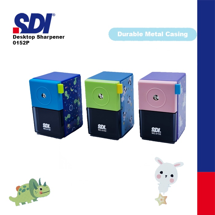 Jual Metal Casing Desktop Sharpener / Rautan Pensil Meja Badan Besi SDI ...