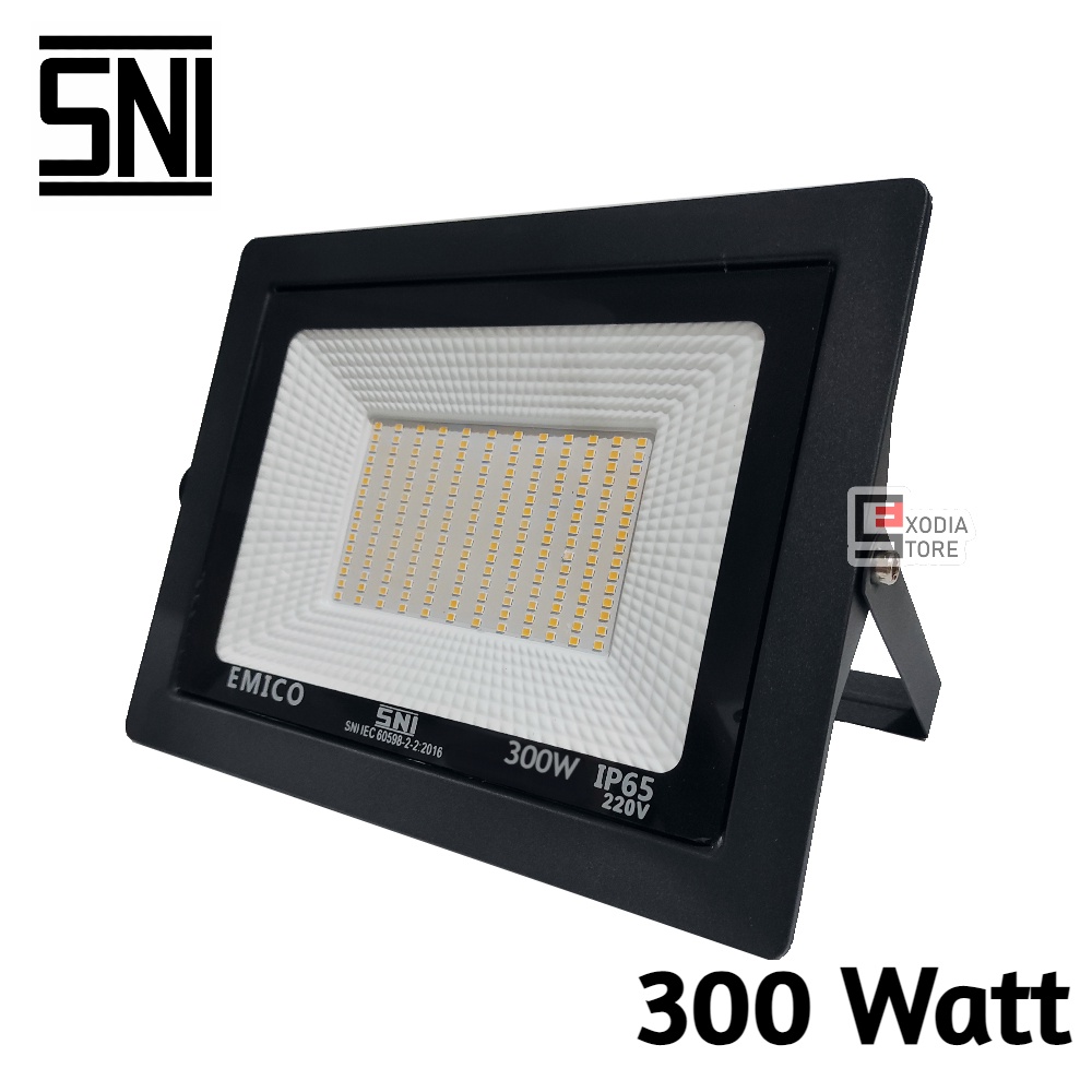 Jual Emico Lampu Sorot SMD LED 300 watt SNI IP65 Lampu Tembak Floodlight utk Panggung / Outdoor ...