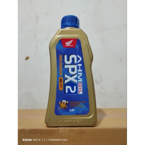 Jual OLI SPX2 MATIC FULLY SYNTHETIC 10W-30SL JASOMN 800ml 0.8 liter ...