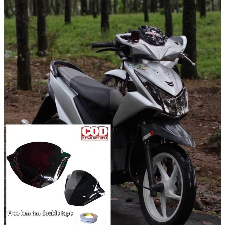 Jual Visor variasi beat fi lama beat lama beat karbu bahan full akrilik ...