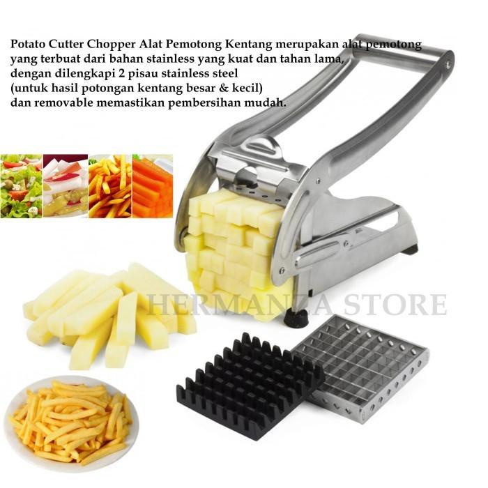 Jual Alat Potong Kentang Sayur Cypruz Potato Cutter Chopper AD-1250K ...