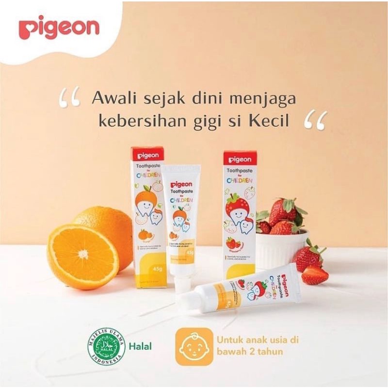 Jual WHS Mei 2025 Pigeon Pasta Gigi Odol Bayi Toothpaste 45 gr | Shopee ...