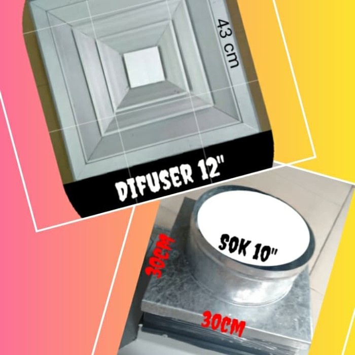 Jual SUPPLY AIR DIFUSER SAD 12" | Shopee Indonesia