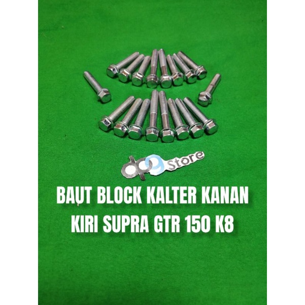 Jual BAUT MESIN BLOCK BLOK KALTER KANAN KIRI BAK MAGNET BAK KOPLING SUPRA GTR 150 KUNCI T8 ...