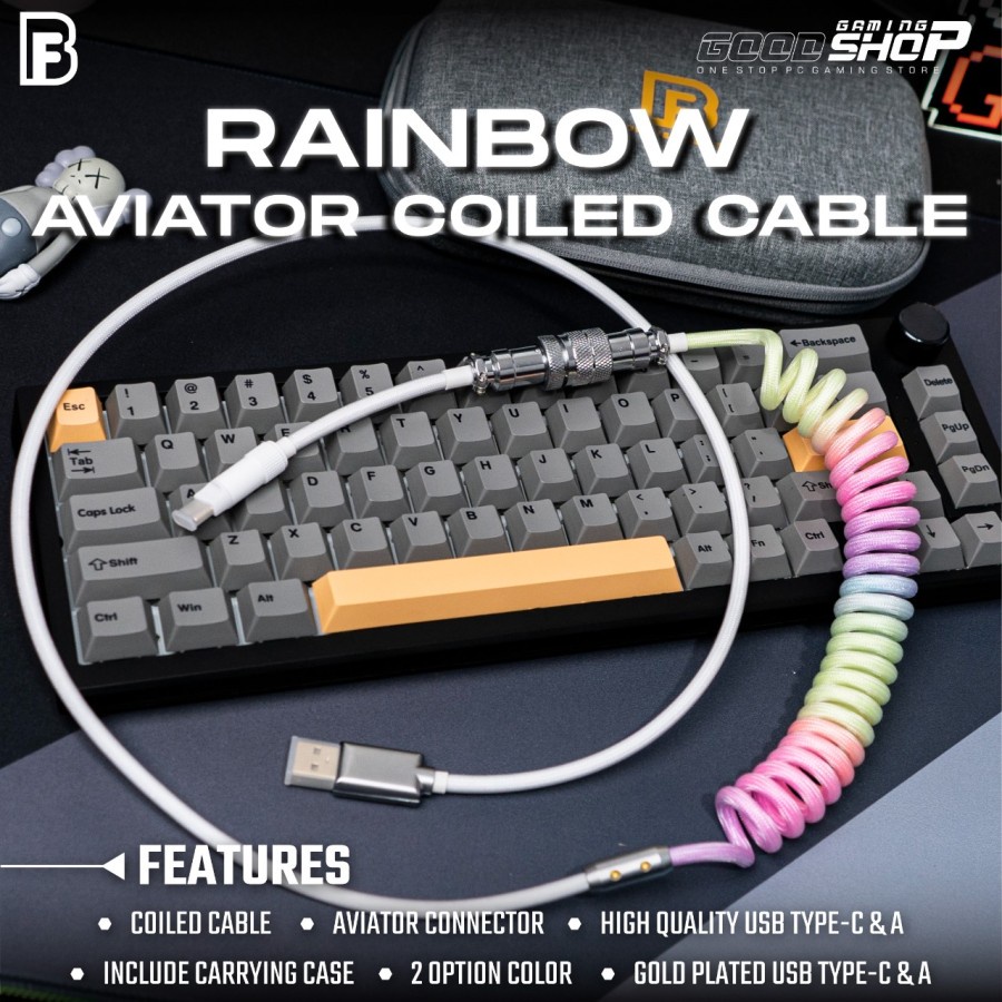 Jual FBB Rainbow Aviator Coiled Cable | Shopee Indonesia