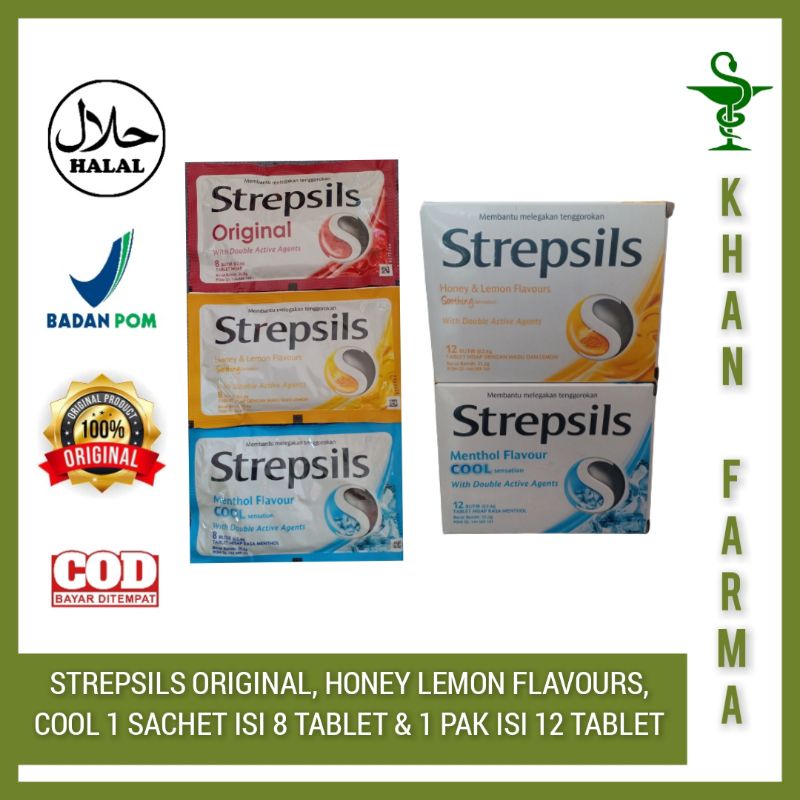 Jual STREPSILS PERMEN PELAGA TENGGOROKAN 6, 8 & 12 BUTIR | Shopee Indonesia