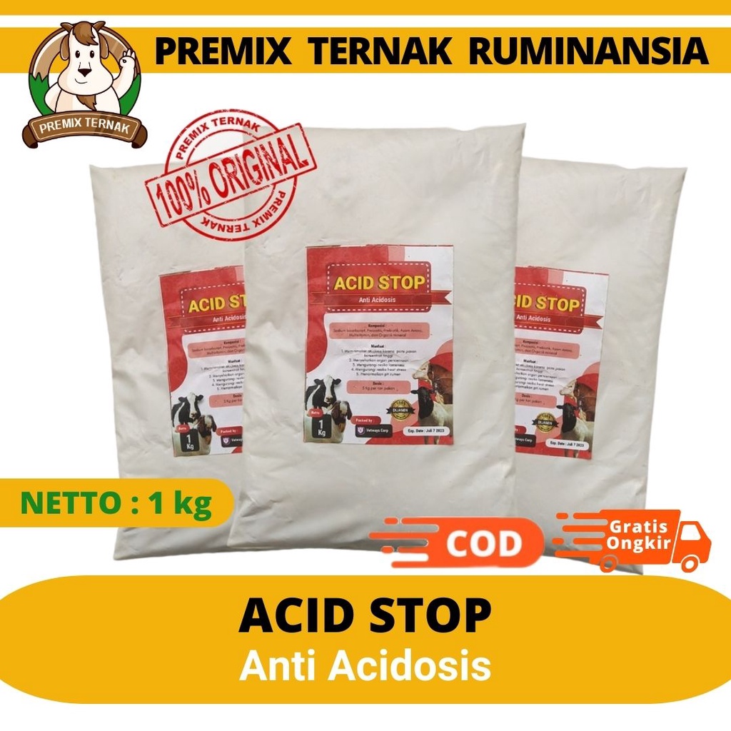 Jual ACID STOP 1 KG - Premix Sapi Penggemukan dan Pemacu Pertumbuhan ...