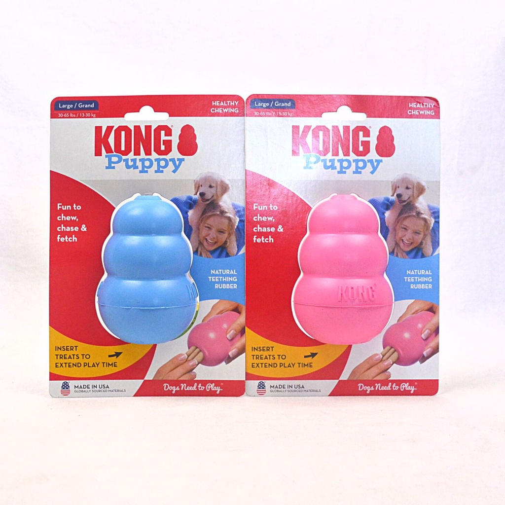 Jual KONG KP1 Mainan Anjing Puppy Large Pink For 13-30kg | Shopee Indonesia