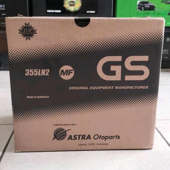 Jual AKI MOBIL INNOVA REBORN BENSIN GS ASTRA 355LN2 ORIGINAL BATTERY ...