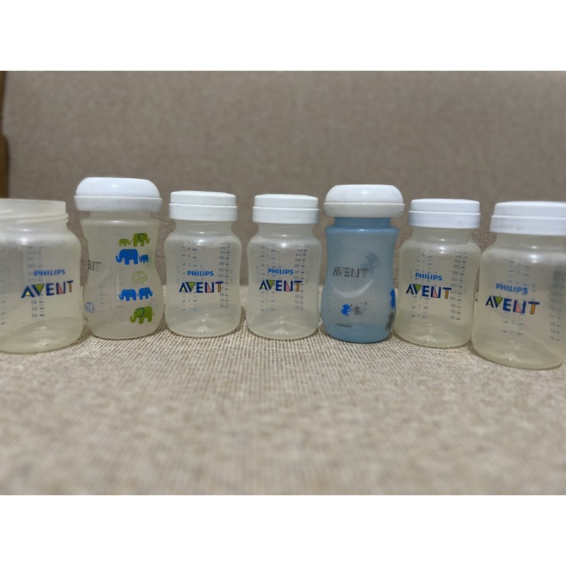 Jual 7 botol susu avent bekas pakai 260ml | Shopee Indonesia