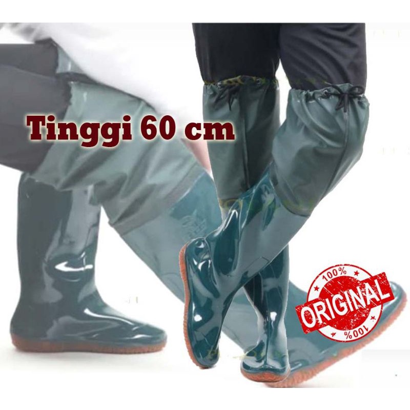 Jual SEPATU BOOT KARET PVC SAWAH TANI MANCING 60 cm | Shopee Indonesia