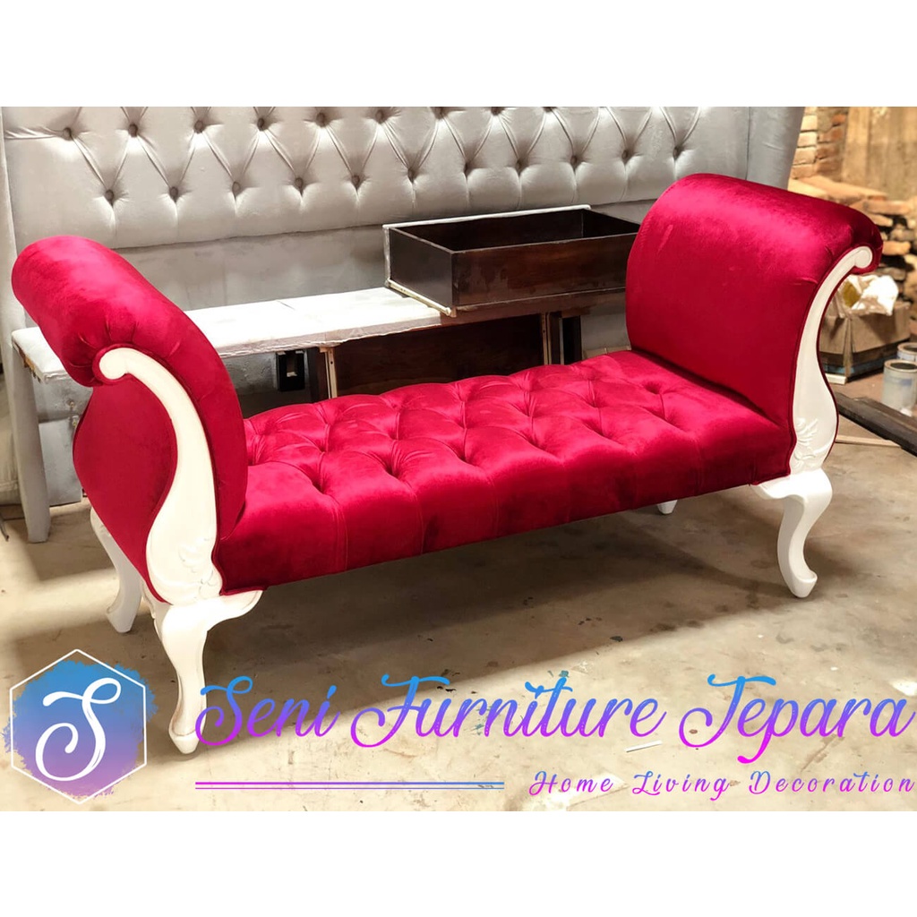 Jual SOFA MINIMALIS / SOFA BELUDRU MINIMALIS / STOOL DIPAN | Shopee ...
