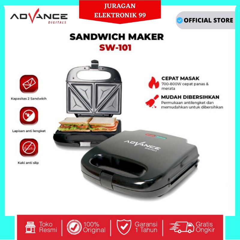 Jual SANDWICH MARKER ADVANCE SW-101 / PEMANGGANG ROTI / ADVANCE ...